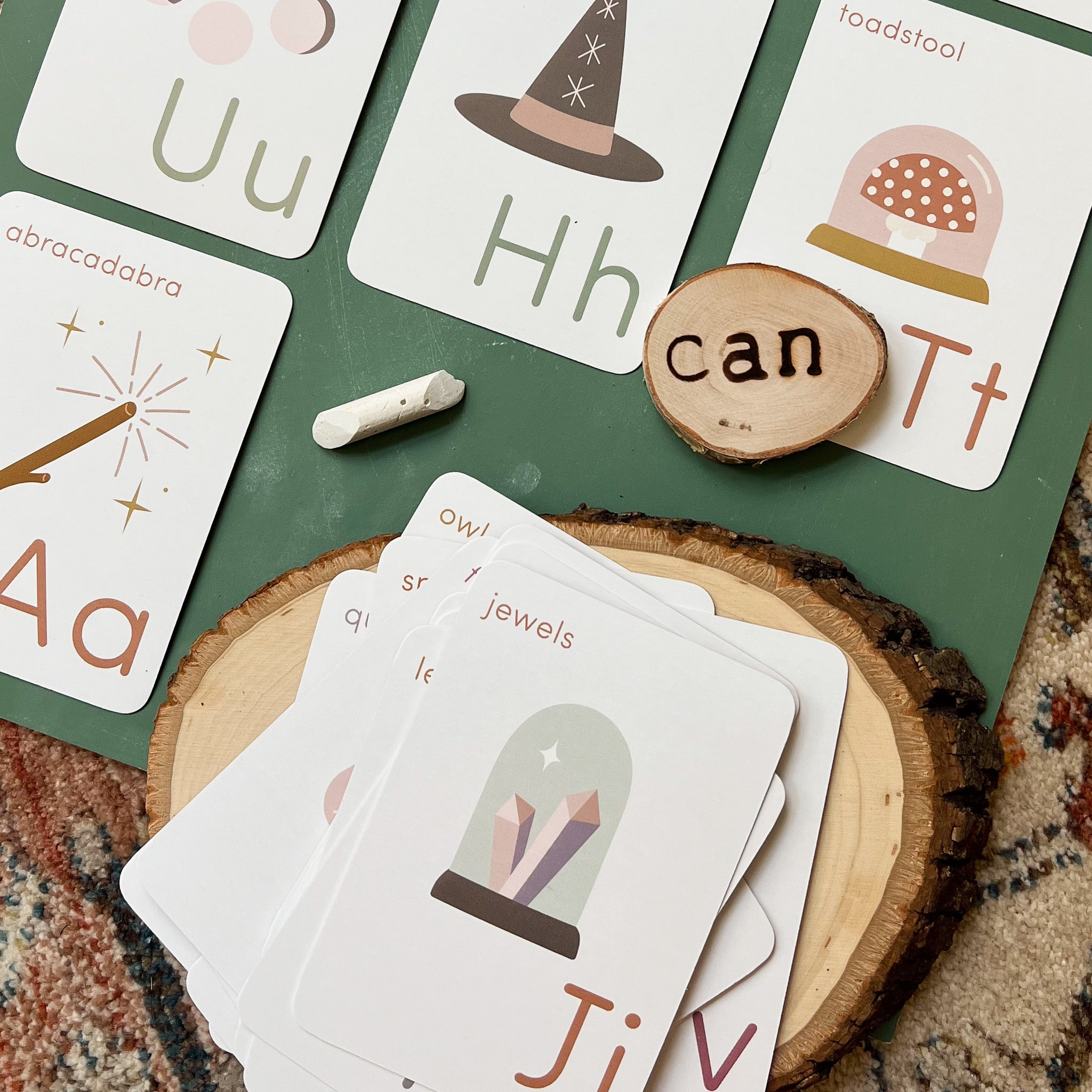 5 spooky abc flashcard activities for fall-themed preschool learning f ...
