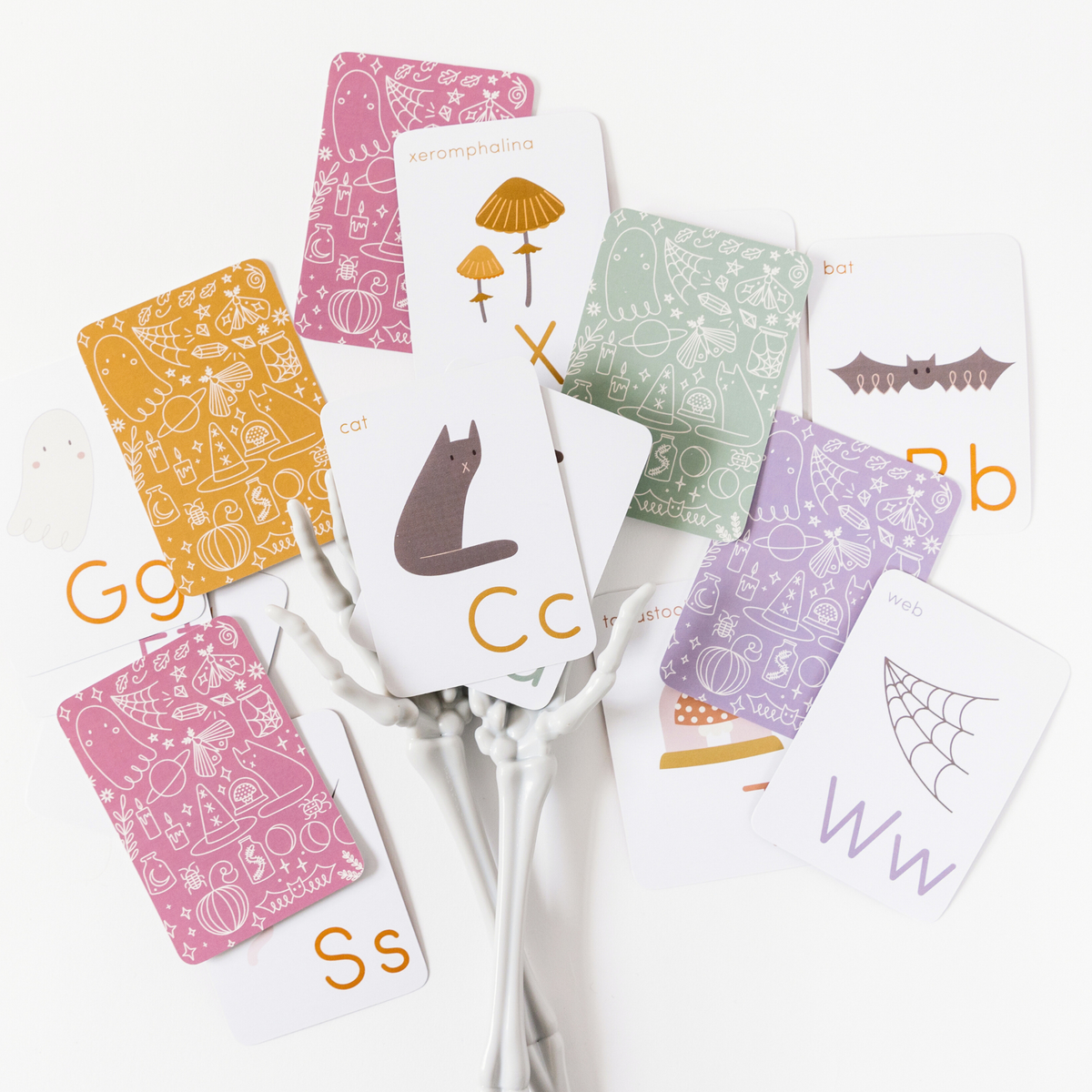 Not-So-Spooky Halloween ABC Flashcards for Preschool Learning – oh ...