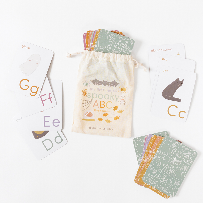 Not-So-Spooky Halloween ABC Flashcards for Preschool Learning – oh ...