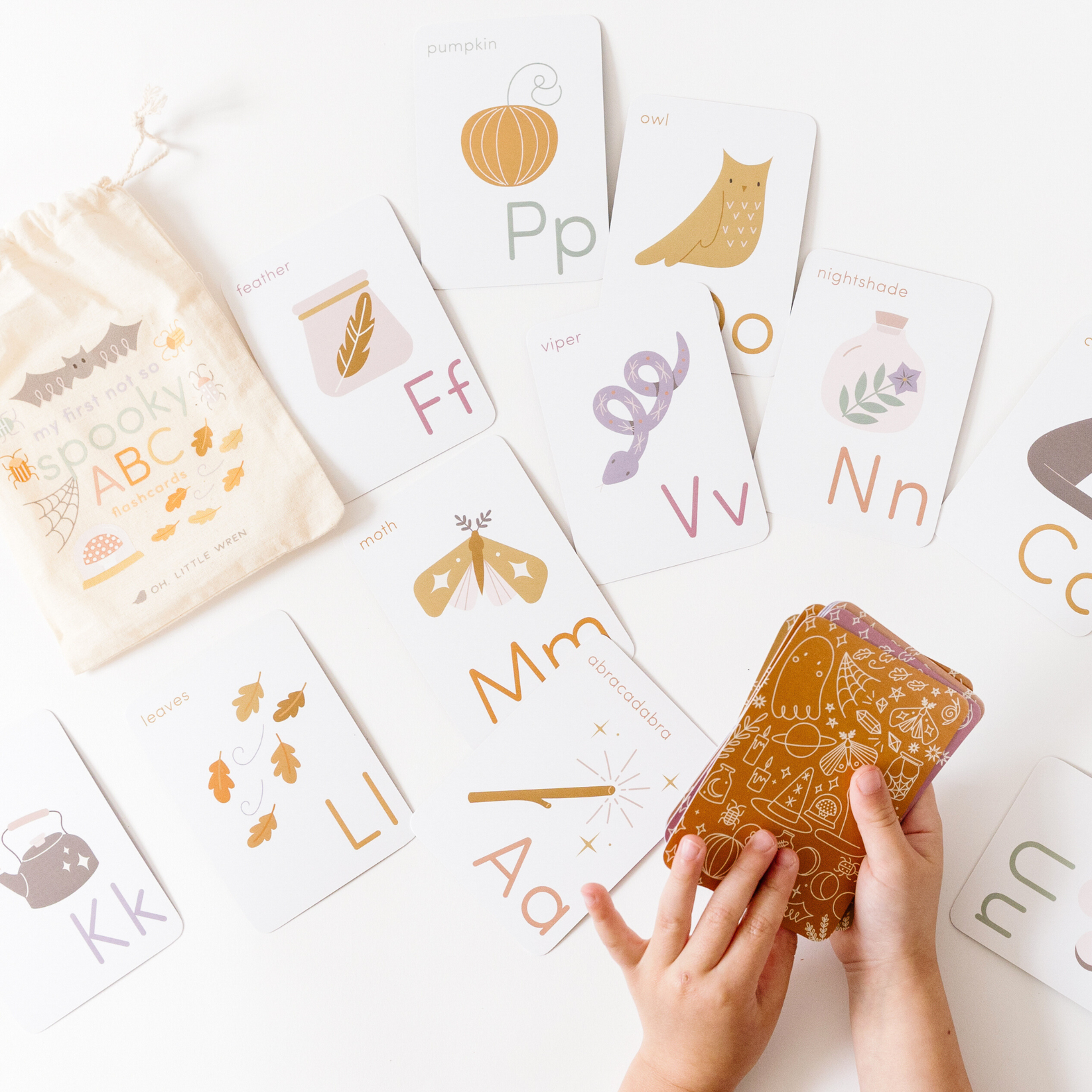 Not-So-Spooky Halloween ABC Flashcards for Preschool Learning – oh ...